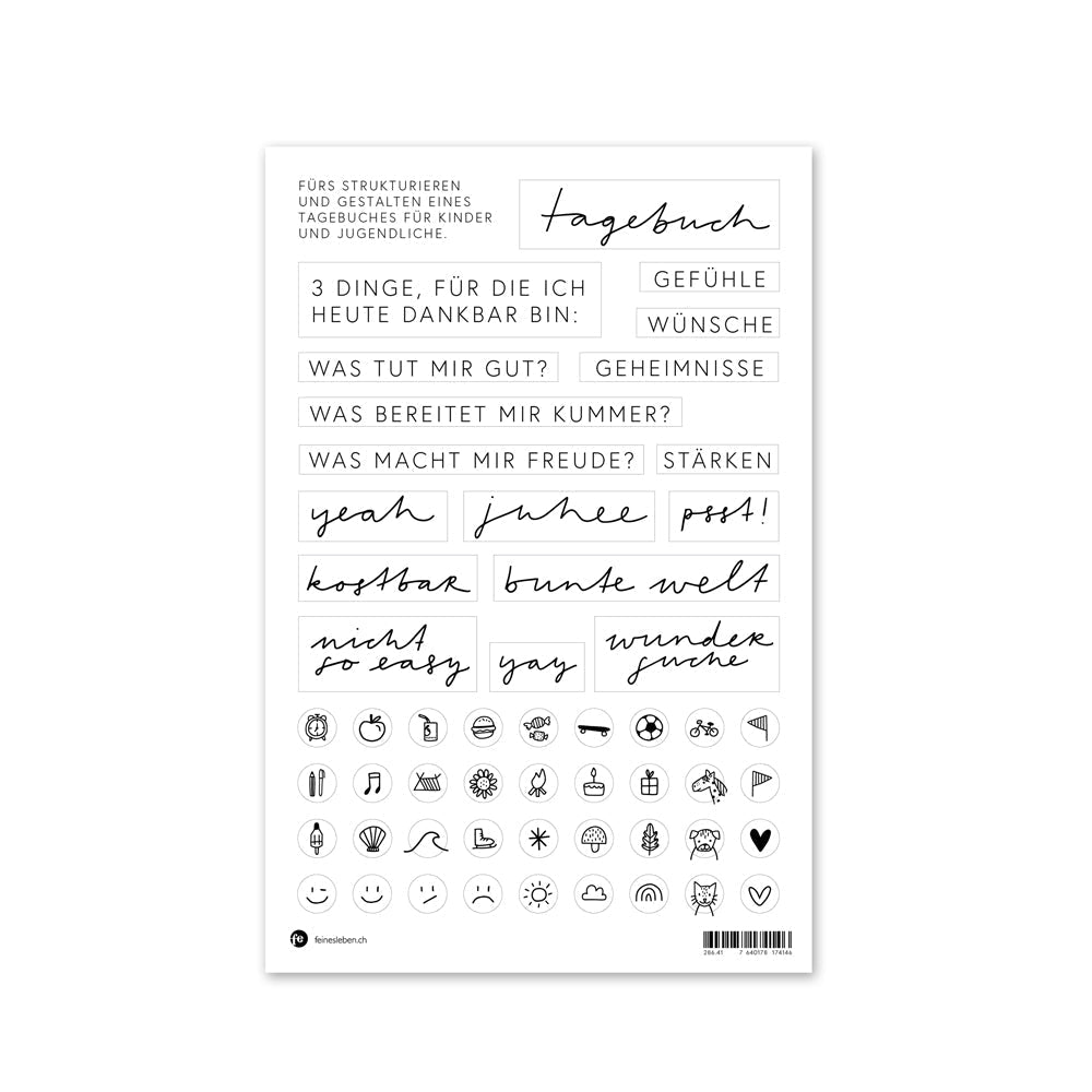 Jessica | Stickerbogen – feines Deutschland